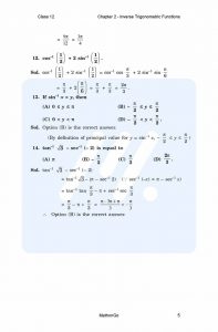NCERT Solutions for Class 12 Maths Chapter 2 Exercise 2.1 – MathonGo