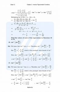 NCERT Solutions for Class 12 Maths Chapter 2 Exercise 2.2 – MathonGo