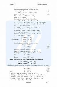 NCERT Solutions for Class 12 Maths Chapter 3 Exercise 3.1 – MathonGo