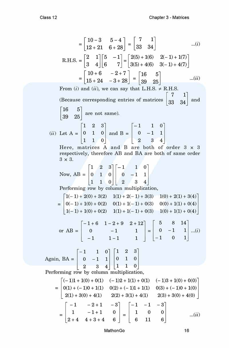 NCERT Solutions for Class 12 Maths Chapter 3 Exercise 3.2 – MathonGo