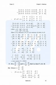 NCERT Solutions for Class 12 Maths Chapter 3 – Matrices – MathonGo