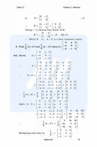 NCERT Solutions for Class 12 Maths Chapter 3 Exercise 3.3 – MathonGo