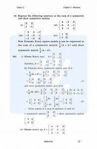 NCERT Solutions for Class 12 Maths Chapter 3 Exercise 3.3 – MathonGo