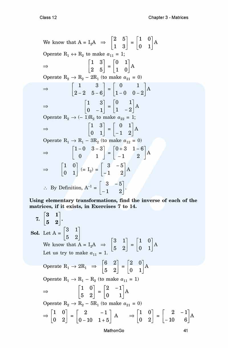NCERT Solutions for Class 12 Maths Chapter 3 Exercise 3.4 – MathonGo