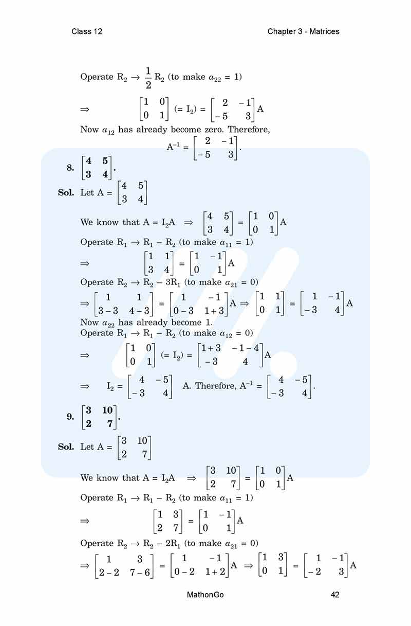 NCERT Solutions for Class 12 Maths Chapter 3 Exercise 3.4 – MathonGo