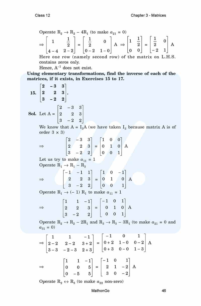 NCERT Solutions for Class 12 Maths Chapter 3 Exercise 3.4 – MathonGo