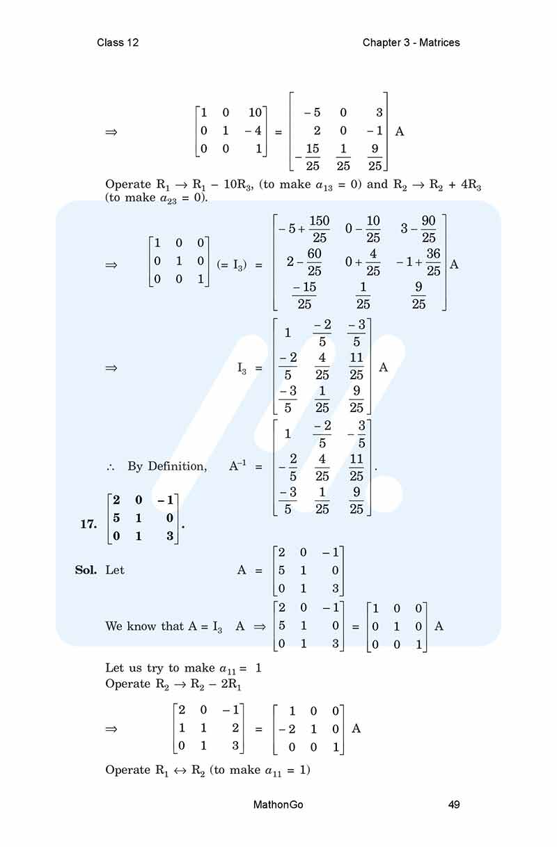 NCERT Solutions for Class 12 Maths Chapter 3 Exercise 3.4 – MathonGo