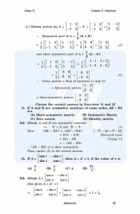 NCERT Solutions for Class 12 Maths Chapter 3 Exercise 3.3 – MathonGo