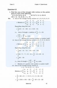 NCERT Solutions for Class 12 Maths Chapter 4 Exercise 4.3 – MathonGo