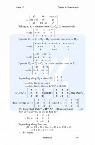 NCERT Solutions for Class 12 Maths Chapter 4 Miscellaneous – MathonGo
