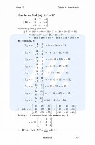 NCERT Solutions for Class 12 Maths Chapter 4 Miscellaneous – MathonGo