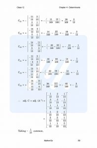 NCERT Solutions for Class 12 Maths Chapter 4 Miscellaneous – MathonGo