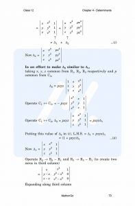 NCERT Solutions for Class 12 Maths Chapter 4 Miscellaneous – MathonGo
