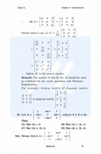 NCERT Solutions for Class 12 Maths Chapter 4 Miscellaneous – MathonGo