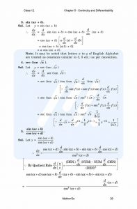 NCERT Solutions for Class 12 Maths Chapter 5 Exercise 5.2 – MathonGo