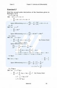 NCERT Solutions for Class 12 Maths Chapter 5 Exercise 5.7 – MathonGo