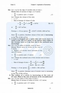 NCERT Solutions for Class 12 Maths Chapter 6 – Application of ...
