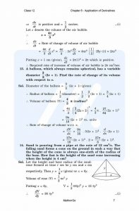 NCERT Solutions for Class 12 Maths Chapter 6 – Application of ...