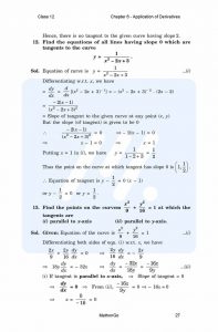 NCERT Solutions for Class 12 Maths Chapter 6 – Application of ...