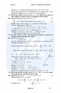 NCERT Solutions for Class 12 Maths Chapter 6 – Application of ...
