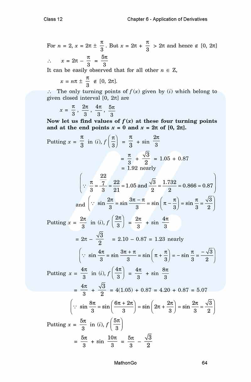 NCERT Solutions for Class 12 Maths Chapter 6 Exercise 6.5 – MathonGo