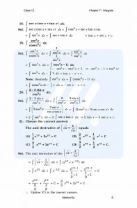 NCERT Solutions for Class 12 Maths Chapter 7 Exercise 7.1 – MathonGo