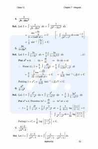 NCERT Solutions for Class 12 Maths Chapter 7 – Integrals – MathonGo