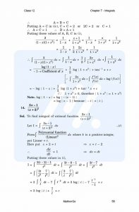 NCERT Solutions for Class 12 Maths Chapter 7 Exercise 7.5 – MathonGo