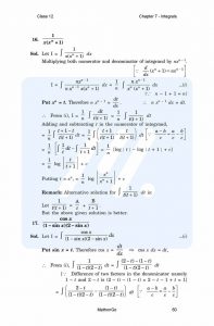 NCERT Solutions for Class 12 Maths Chapter 7 Exercise 7.5 – MathonGo