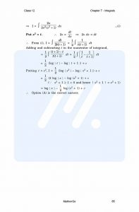 NCERT Solutions for Class 12 Maths Chapter 7 Exercise 7.5 – MathonGo
