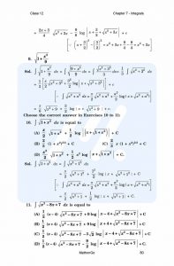 NCERT Solutions for Class 12 Maths Chapter 7 Exercise 7.7 – MathonGo