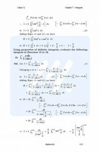 NCERT Solutions for Class 12 Maths Chapter 7 Exercise 7.11 – MathonGo