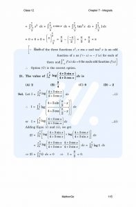 NCERT Solutions for Class 12 Maths Chapter 7 Exercise 7.11 – MathonGo