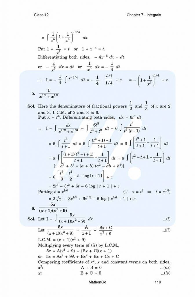 NCERT Solutions For Class 12 Maths Chapter 7 Miscellaneous MathonGo