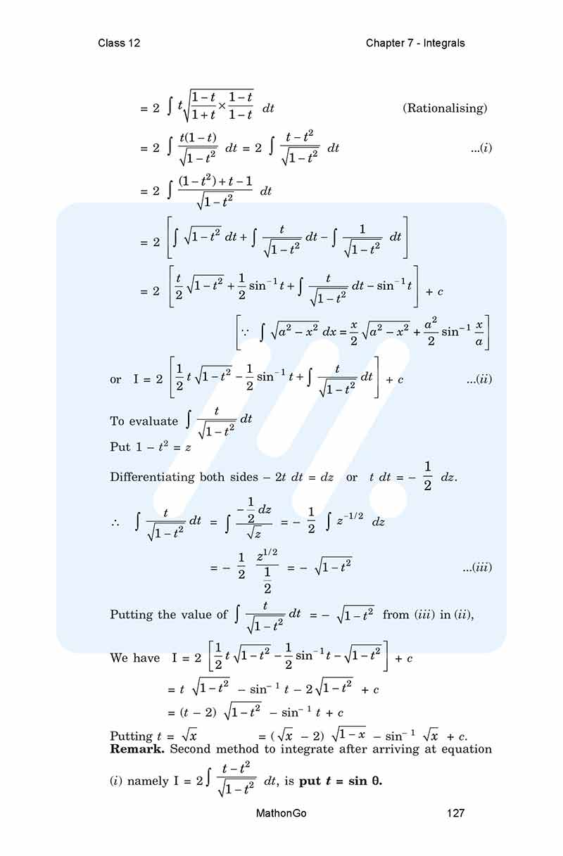 NCERT Solutions for Class 12 Maths Chapter 7 Miscellaneous – MathonGo