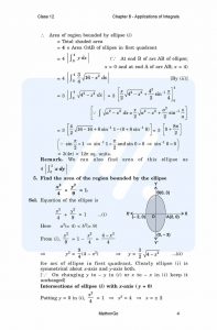 NCERT Solutions for Class 12 Maths Chapter 8 – Application of Integrals ...