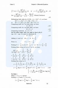 NCERT Solutions for Class 12 Maths Chapter 9 – Differential Equations – MathonGo