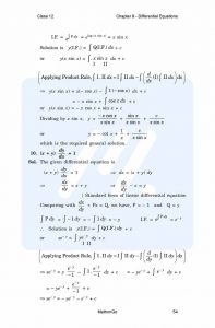 NCERT Solutions for Class 12 Maths Chapter 9 Exercise 9.6 – MathonGo