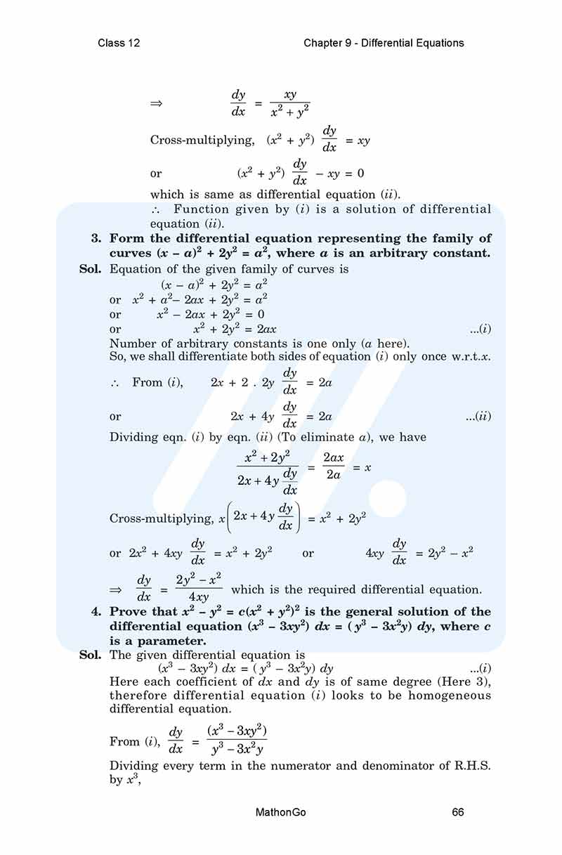 Ncert Solutions For Class 12 Maths Chapter 9 Miscellaneous Mathongo 7002