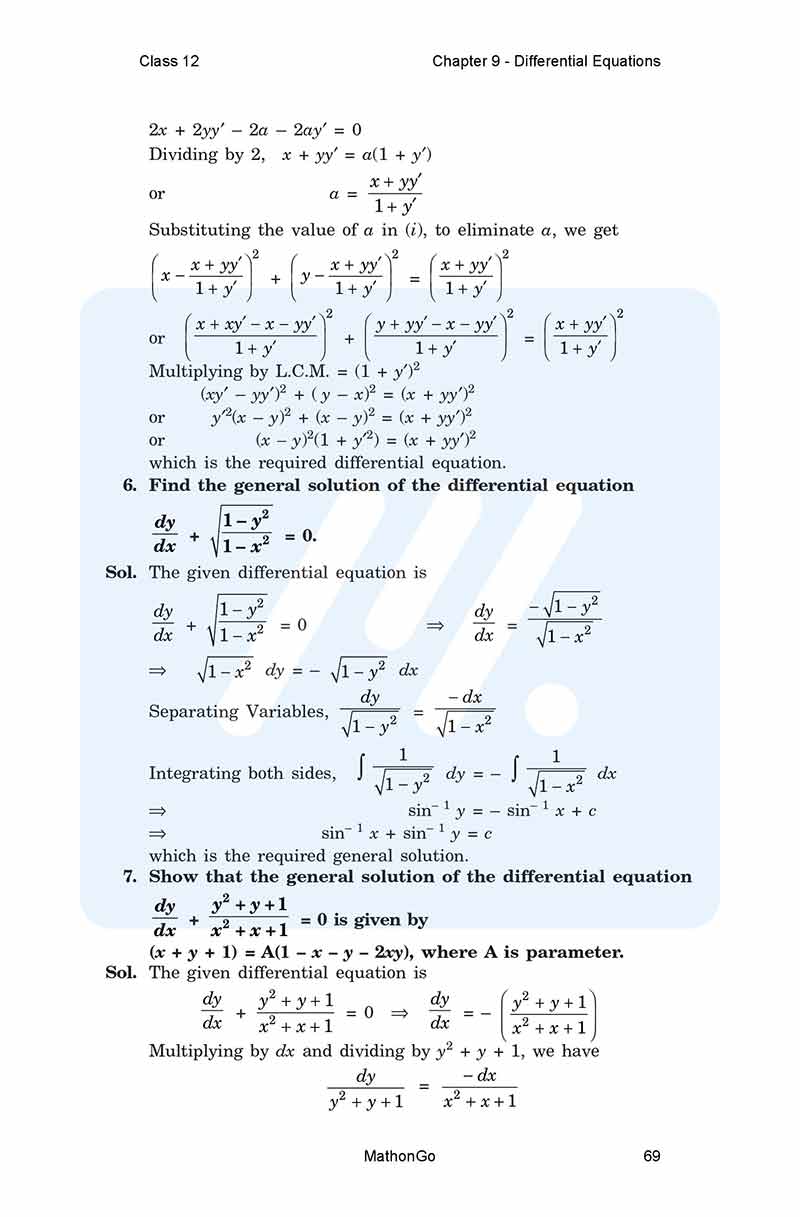 Ncert Solutions For Class 12 Maths Chapter 9 Miscellaneous Mathongo 2755