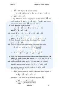 NCERT Solutions for Class 12 Maths Chapter 10 – Vector Algebra – MathonGo