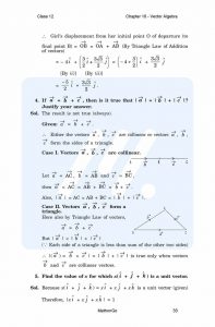 NCERT Solutions for Class 12 Maths Chapter 10 – Vector Algebra – MathonGo