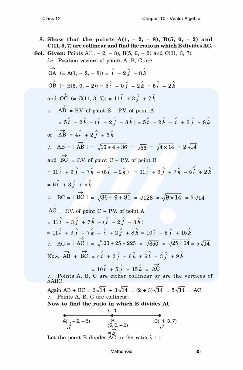 NCERT Solutions for Class 12 Maths Chapter 10 Miscellaneous – MathonGo
