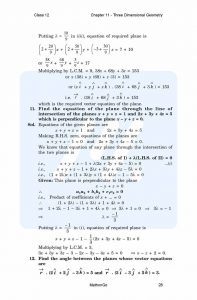NCERT Solutions for Class 12 Maths Chapter 11 – Three Dimensional ...