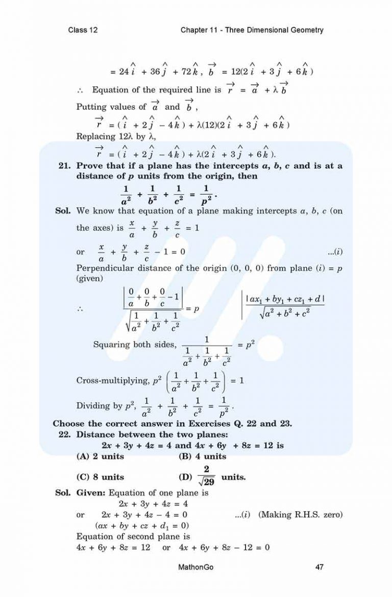 Ncert Solutions For Class 12 Maths Chapter 11 Miscellaneous Mathongo 6745