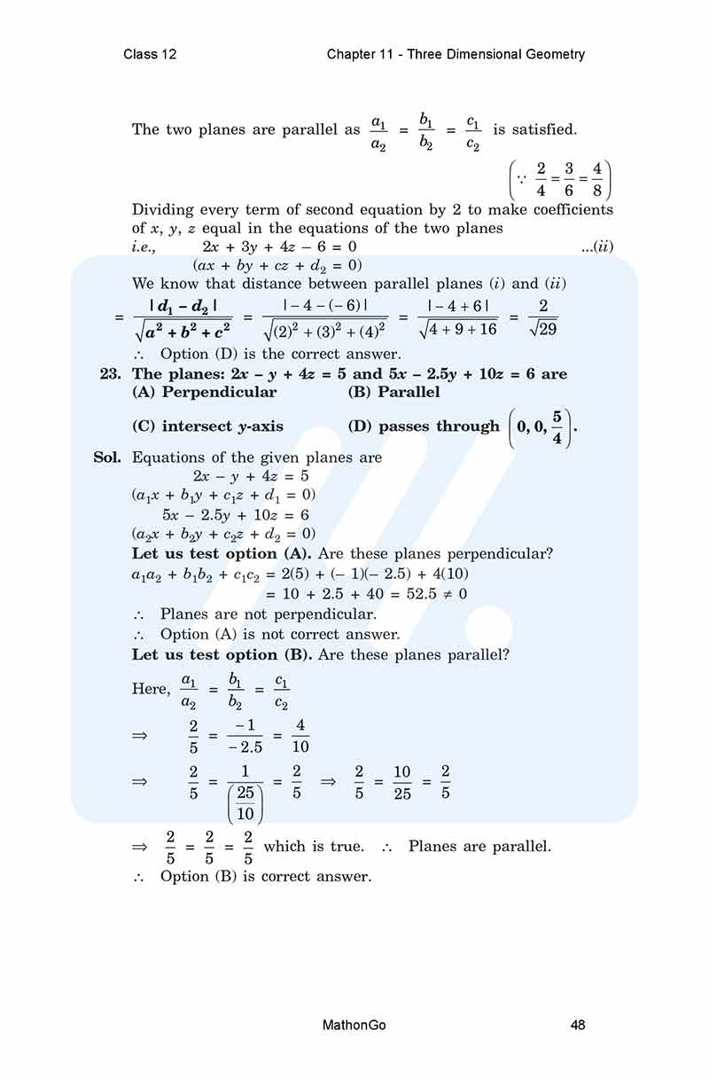 NCERT Solutions for Class 12 Maths Chapter 11 Miscellaneous – MathonGo