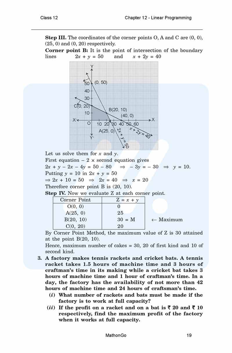 Ncert Solutions For Class 12 Maths Chapter 12 Linear Programming