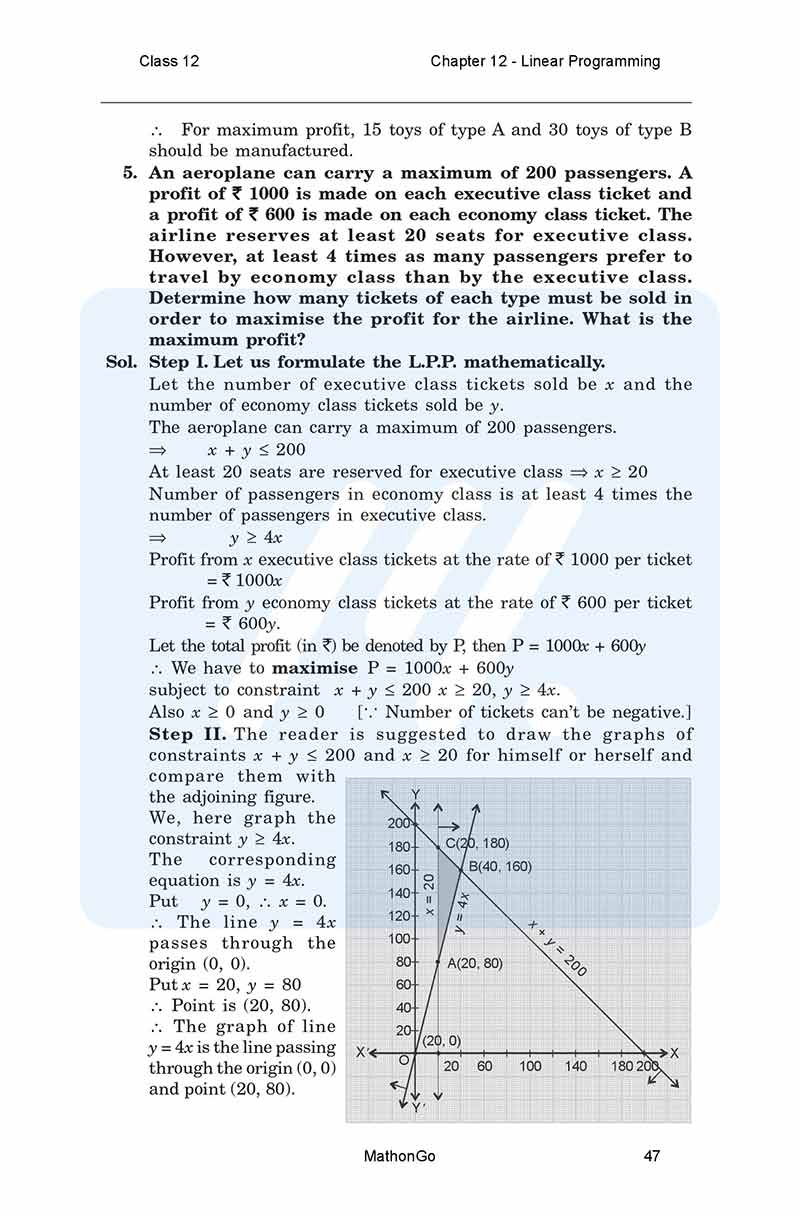 NCERT Solutions for Class 12 Maths Chapter 12 Miscellaneous – MathonGo
