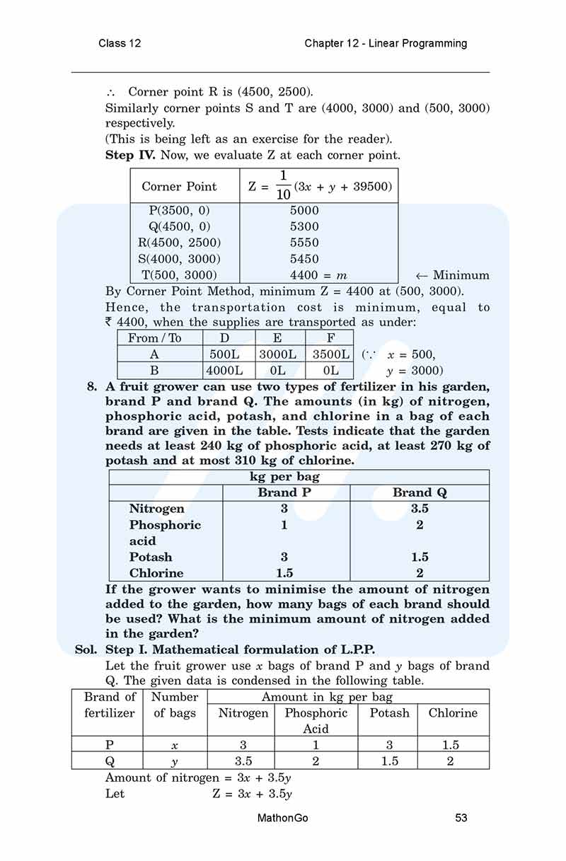 NCERT Solutions for Class 12 Maths Chapter 12 Miscellaneous – MathonGo