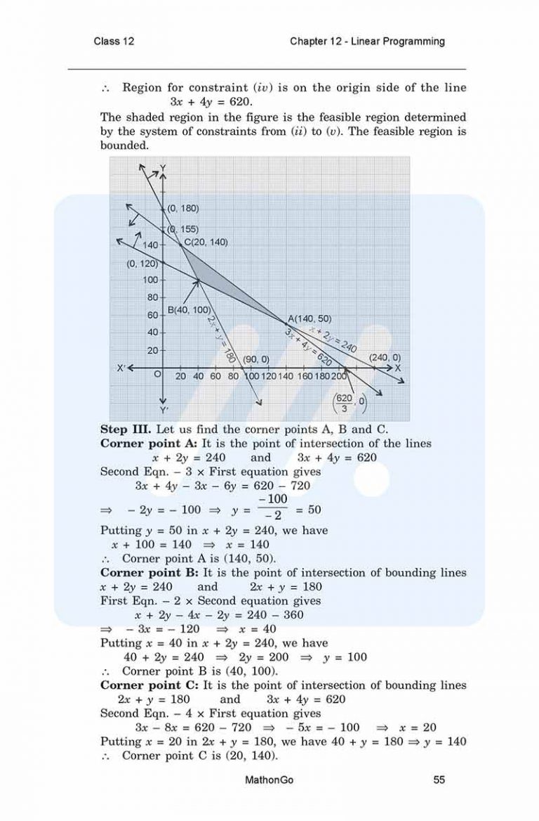 NCERT Solutions for Class 12 Maths Chapter 12 Miscellaneous – MathonGo